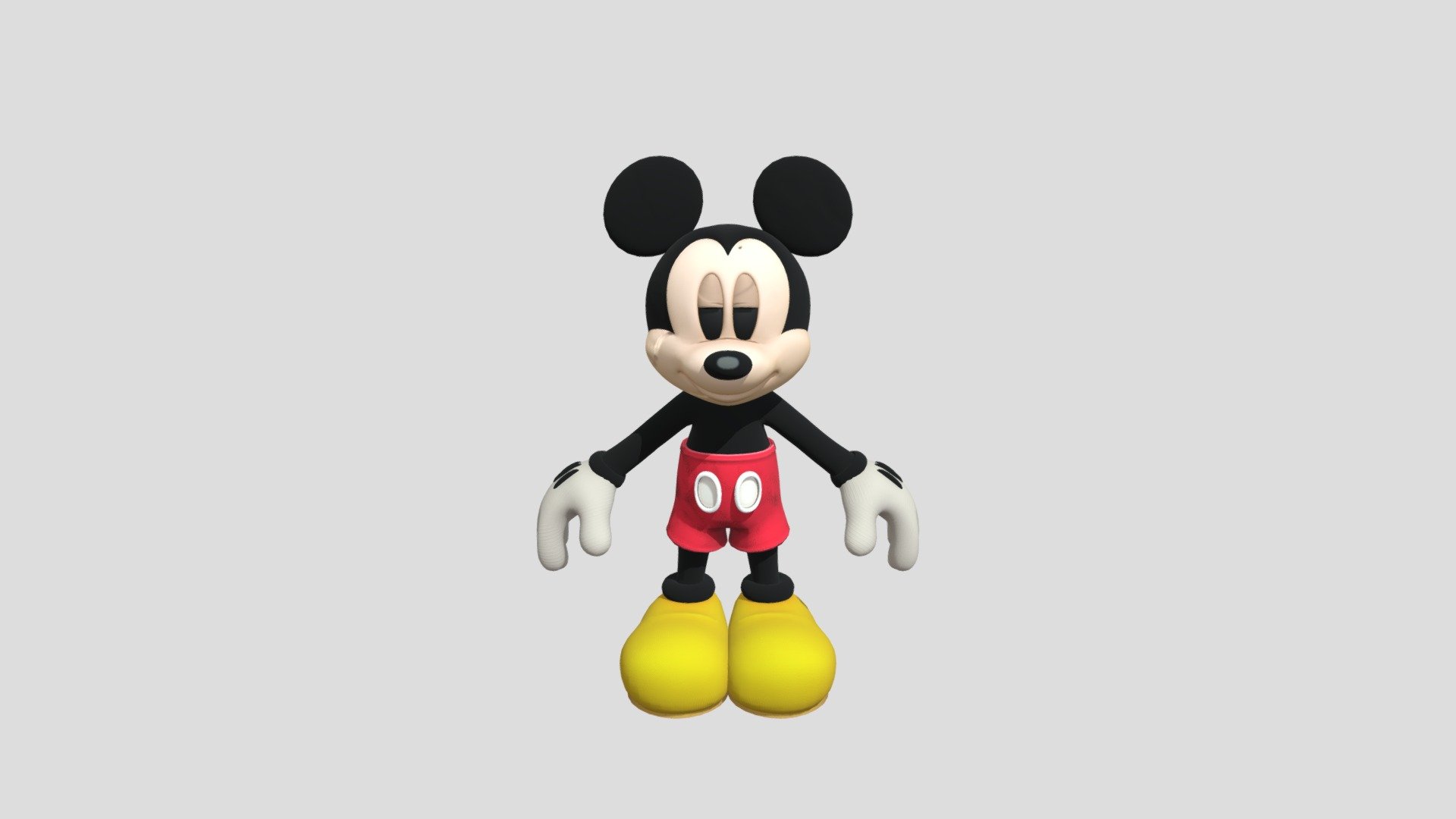 Mickey Mouse - Download Free 3D model by Sonics The Name (@Garfield7 ...