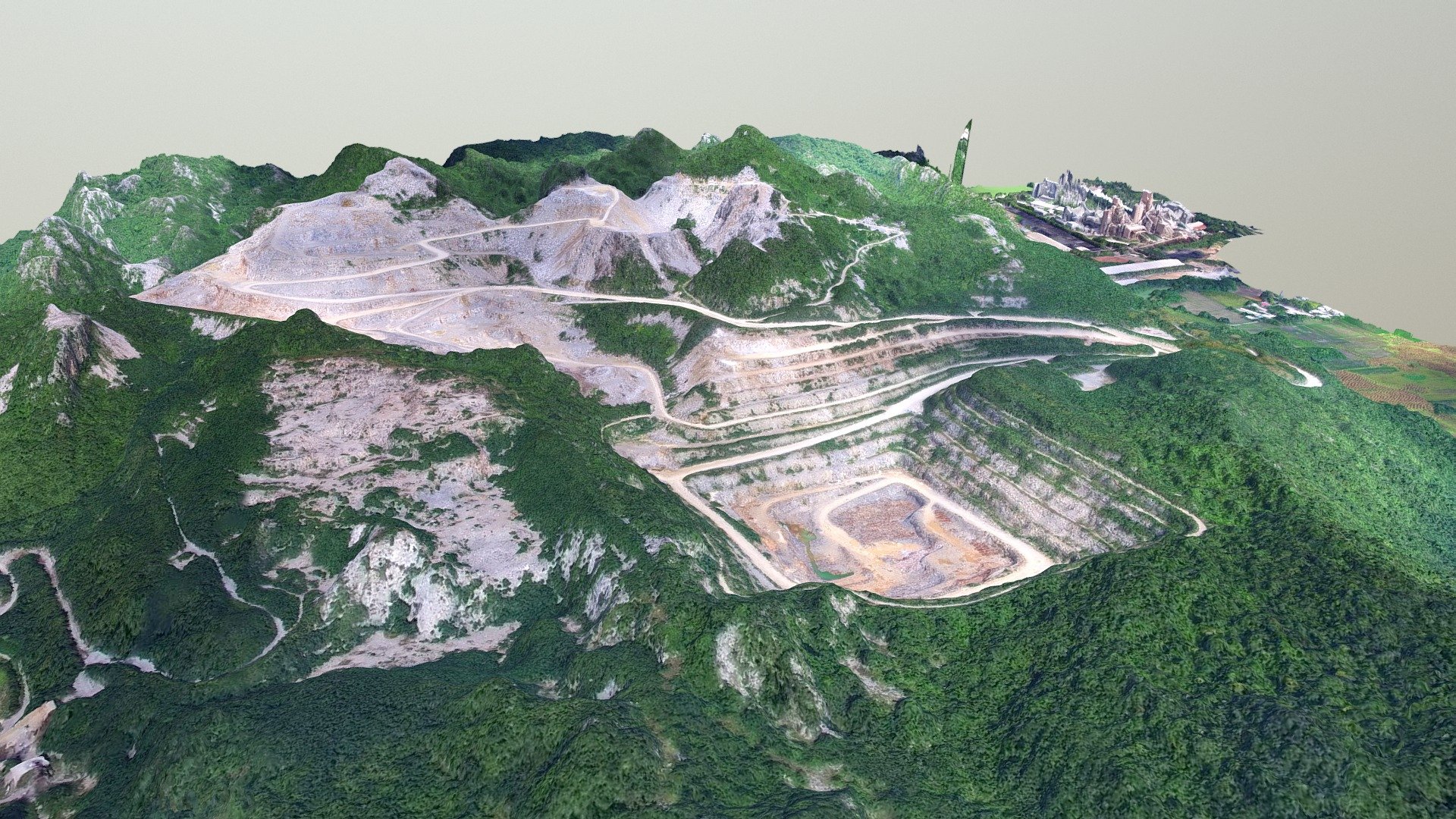 A Big Quarry update in 2017 - 3D model by IDENTIFY (@weerapong ...
