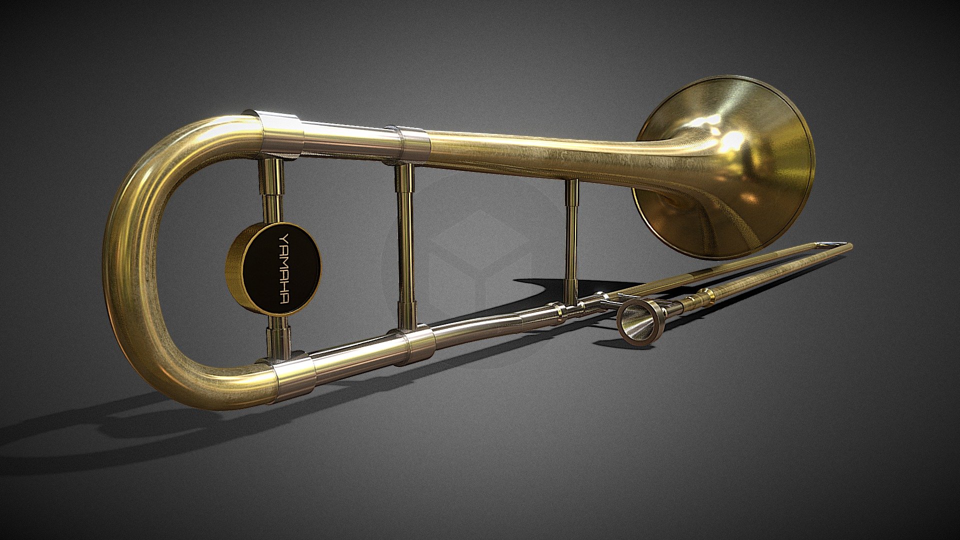 Trombone - 3D model by Cécile Amstad (@c.m.a) [aeed0c3] - Sketchfab