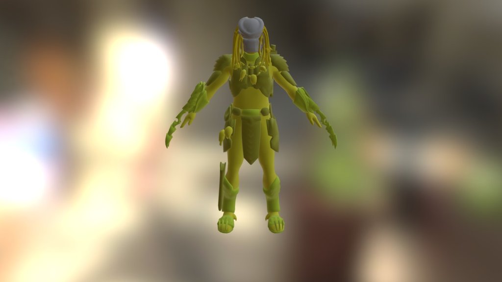 Aliens vs. Predator Hunter - 3D model by jhuerta [aeed2fa] - Sketchfab
