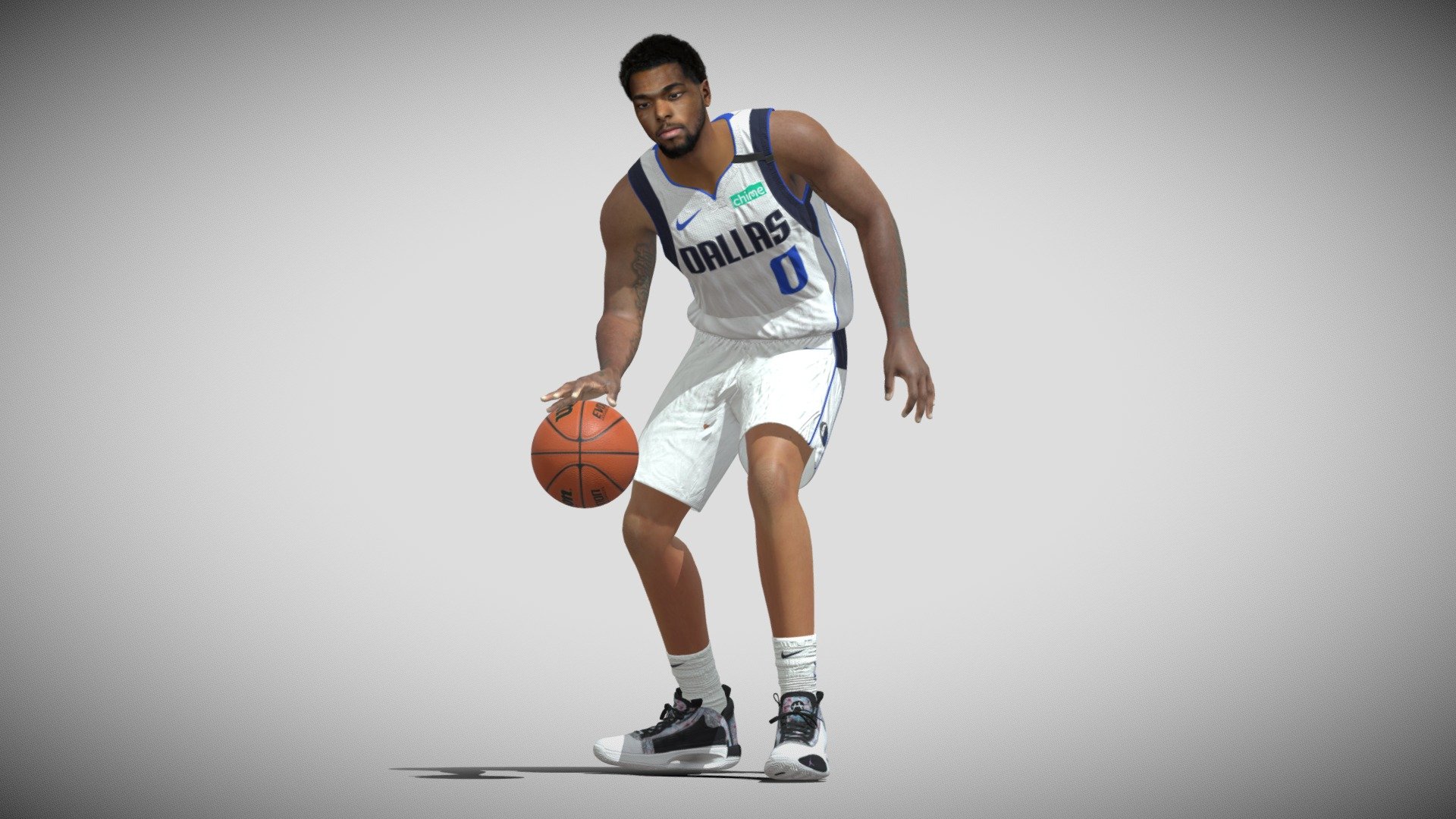 3D Rigged Sterling Brown NBA - 3D model by NBA basketball player ...