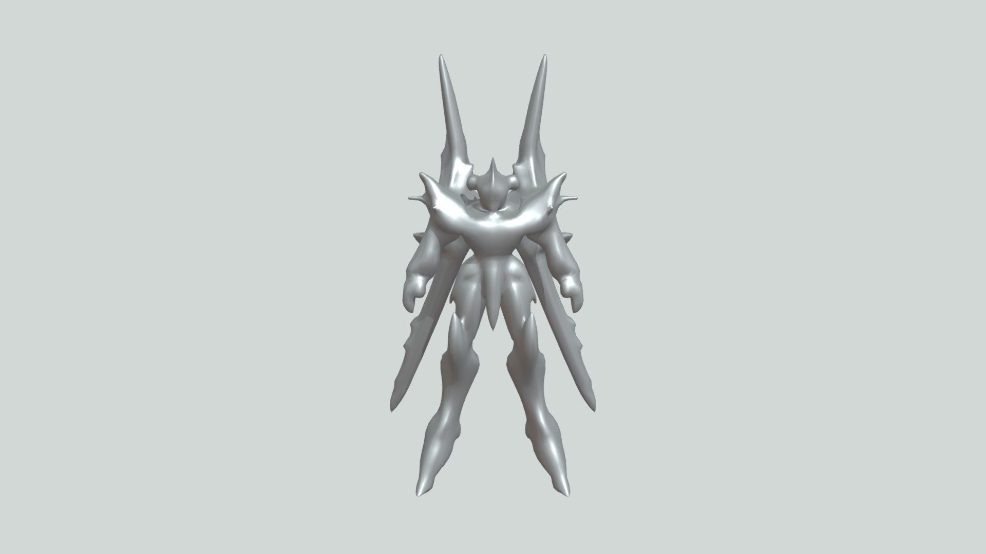 Giant battle-ready mech with crystal armor - 3D model by EvenGODs ...