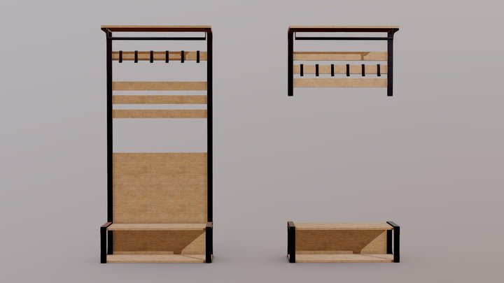 Shoe-rack 3D models - Sketchfab