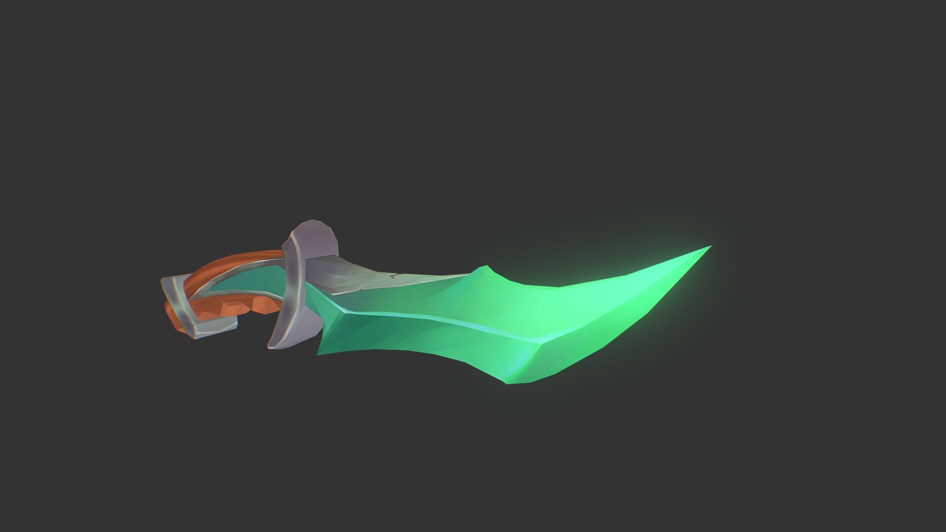 Fantasy dagger - 3D model by natthawutwut [aef0dbf] - Sketchfab