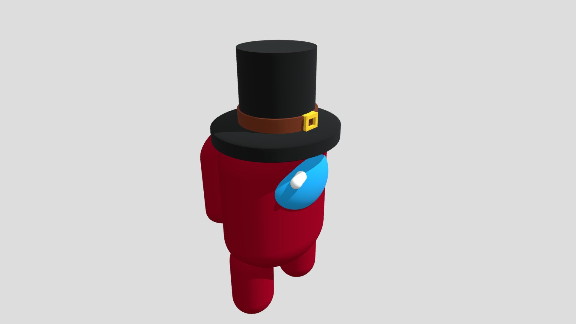 Amongus With Top Hat - Download Free 3D model by /#The3DBlenderGuy#\ (@the3dblenderguymodels ...
