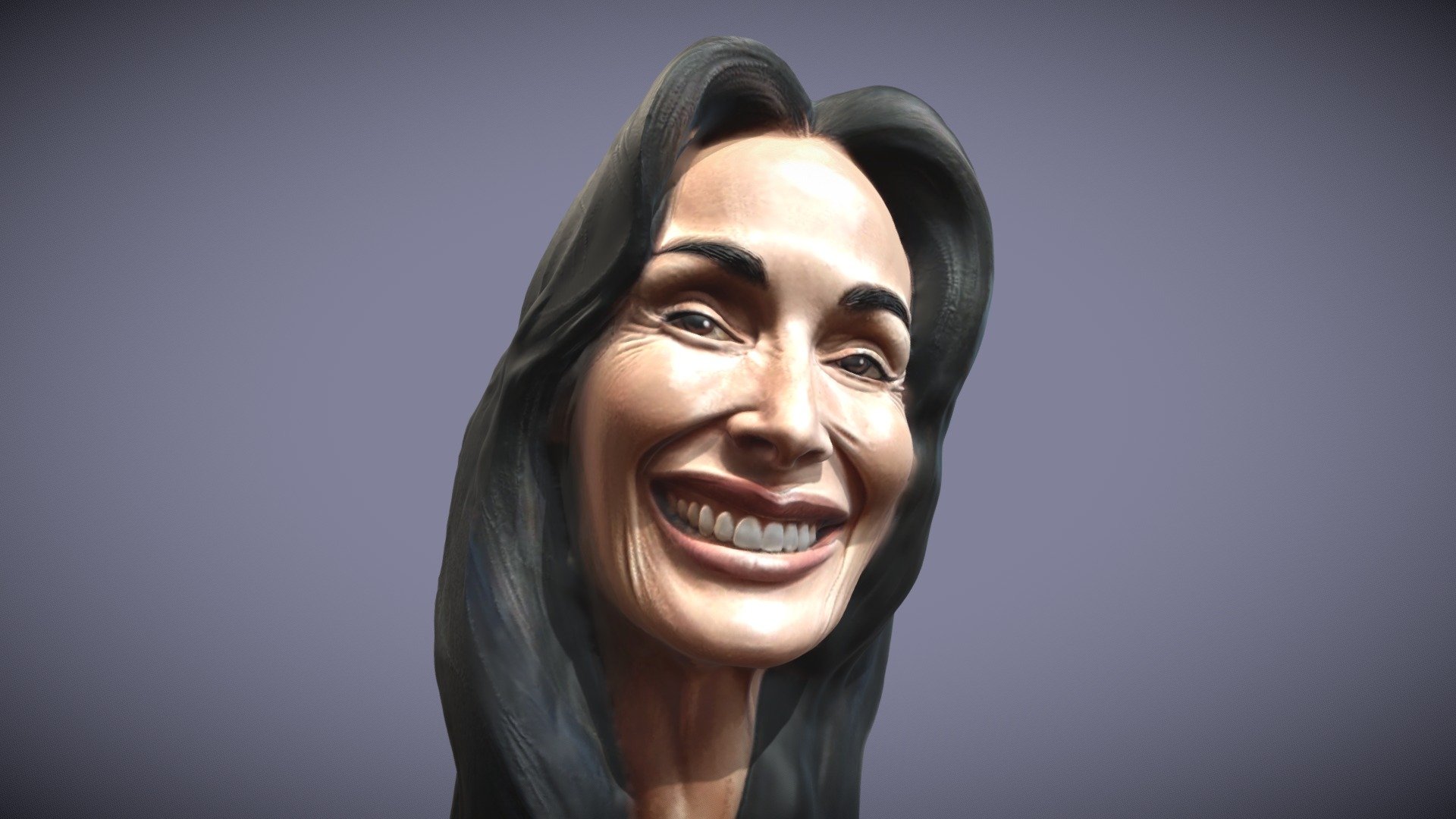 Demi Moore - 3D model by Mang (@3dmang) [aef30a0] - Sketchfab