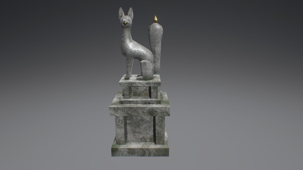 Fox god statue - 3D model by LaweryWang (@lawery_wang) [aef31d9 ...