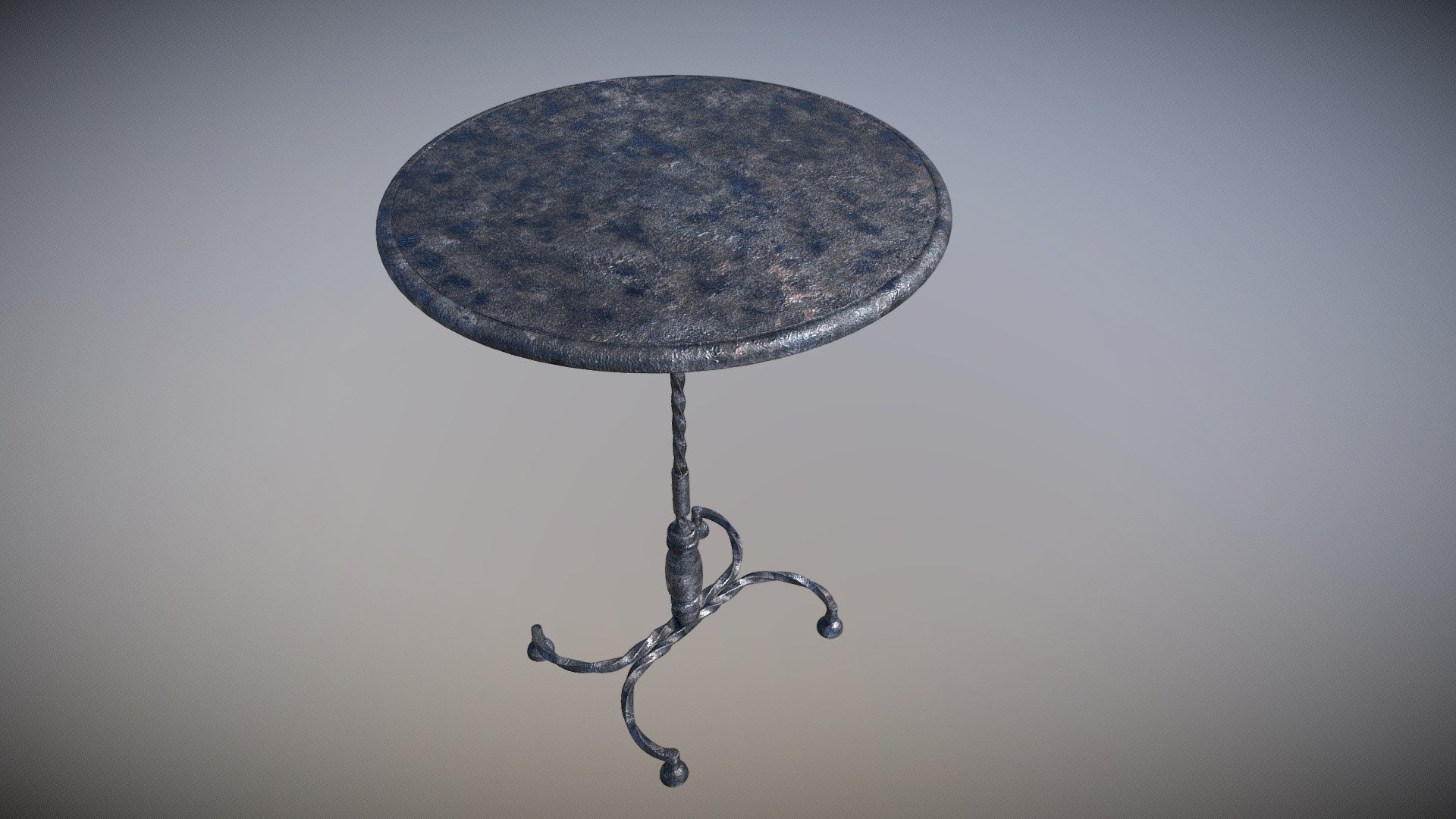 Metal table - 3D model by kpulka [aef4f8f] - Sketchfab
