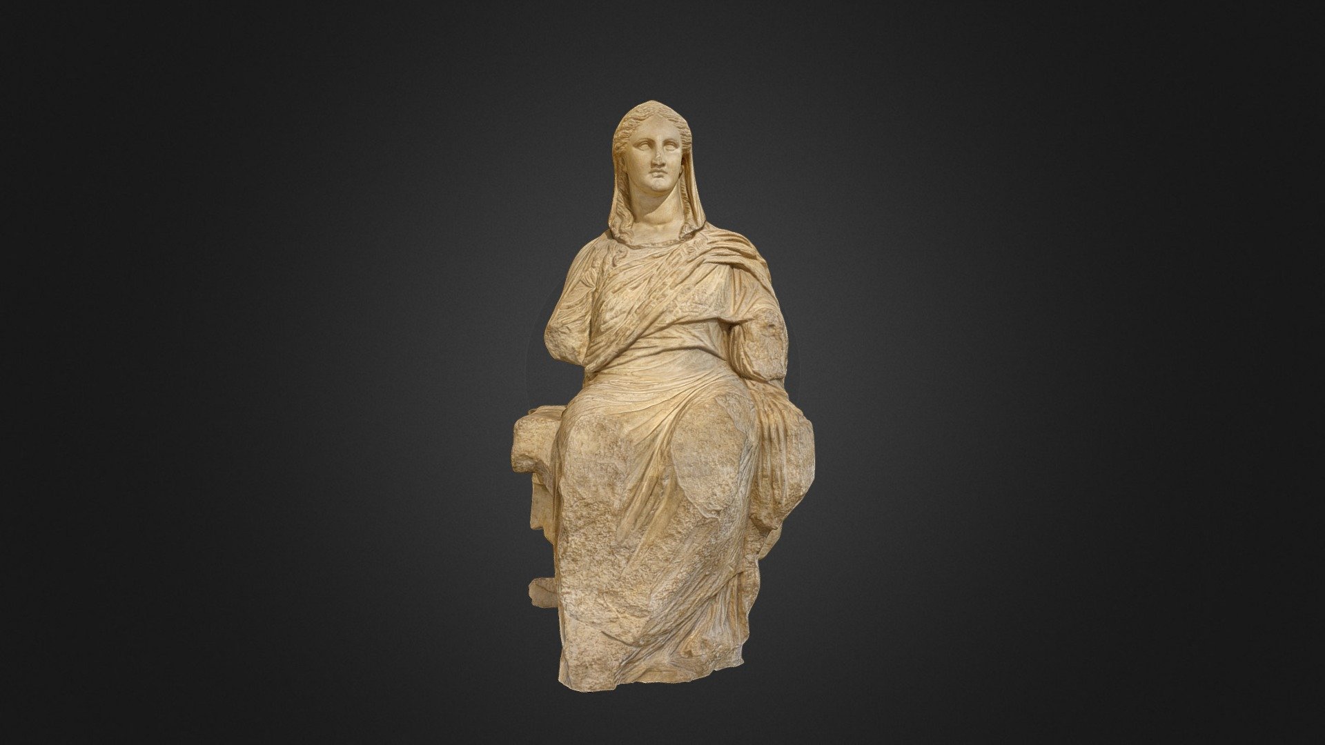 Demeter von Knidos - 3D model by Henryk Furs (@funix) [aef56d0] - Sketchfab