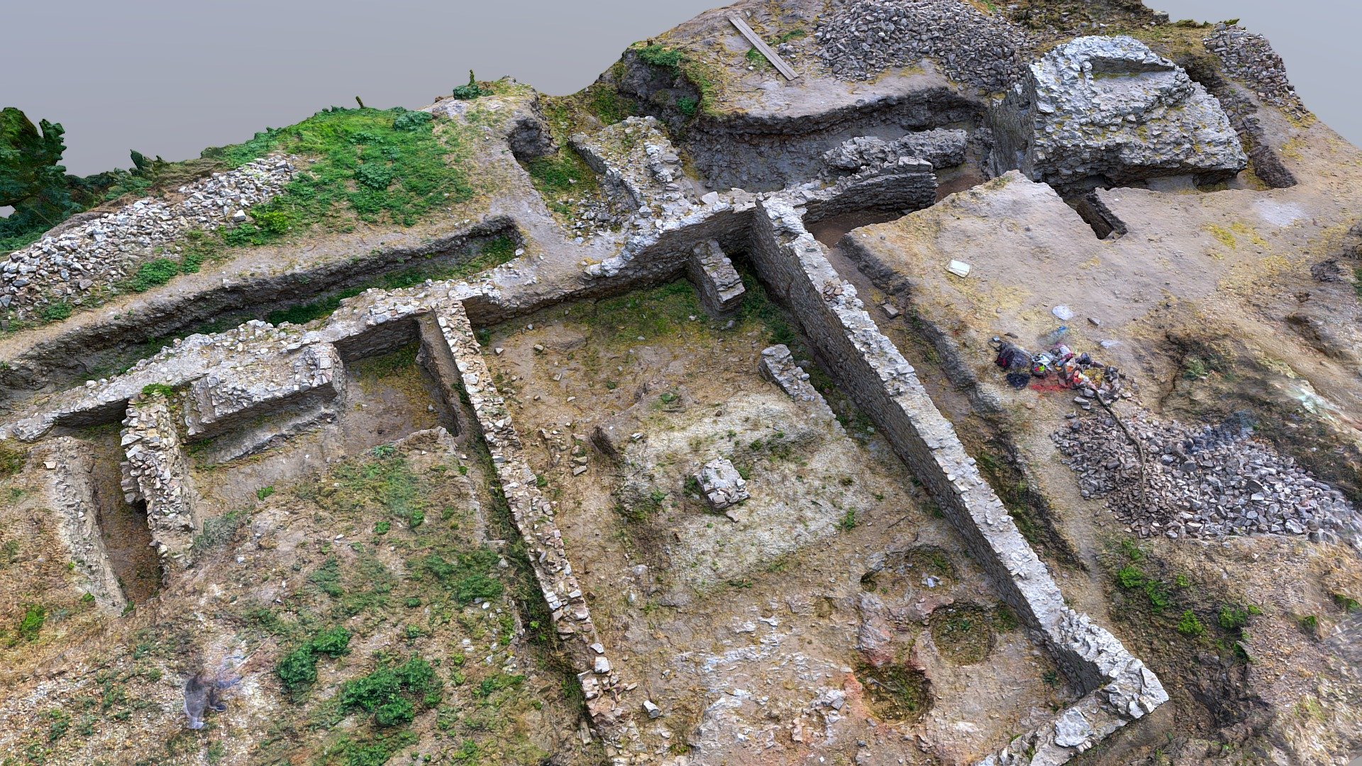 Архитектонски комплекс Доњег града Хисара - 3D model by Narodni muzej ...