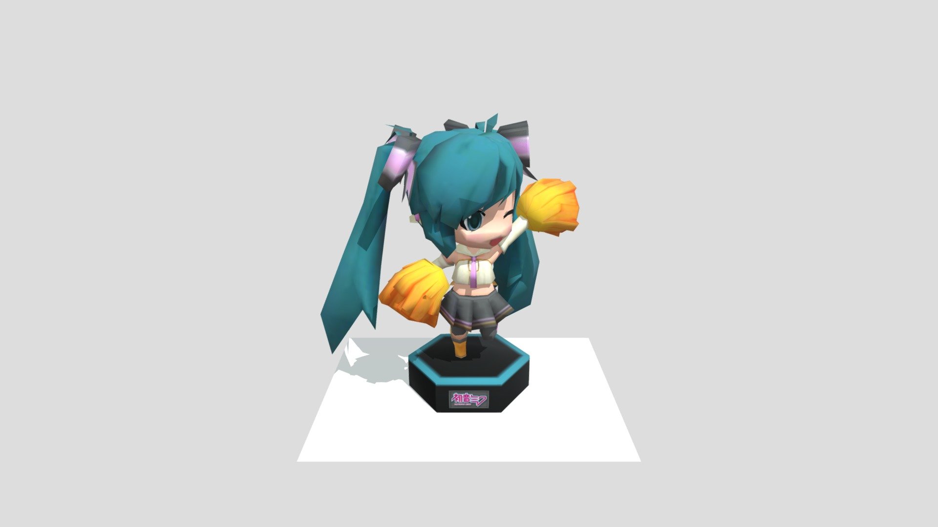 Cheer Miku Figurine - Download Free 3D model by Tigerar1 ...