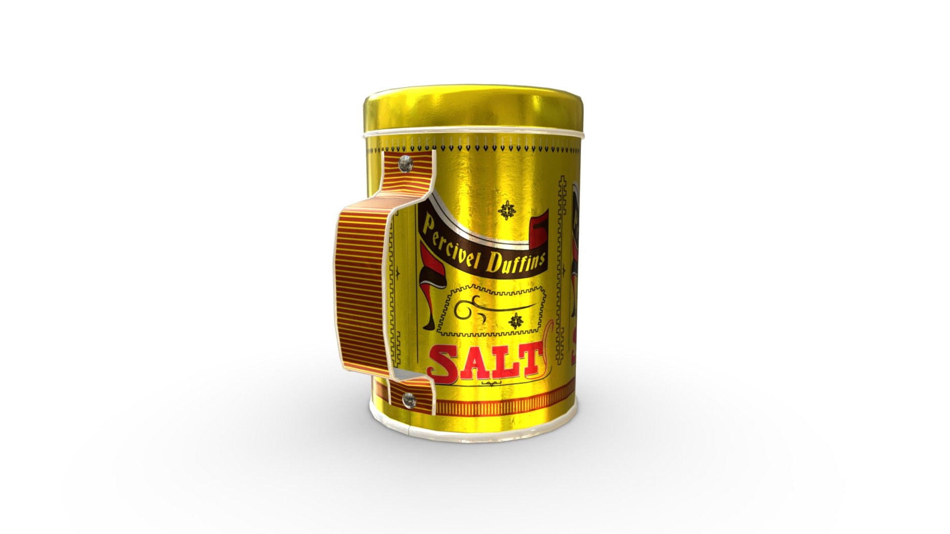 Decorative Salt Shaker - 3D model by João Kalva (@joaokalva) [aef8c44 ...