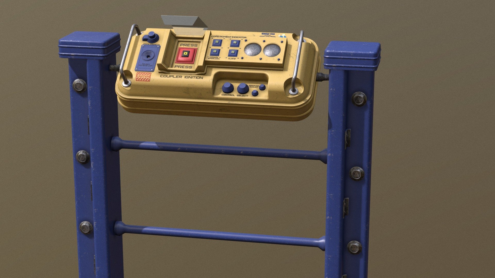 Vault gate remote control panel - clean - Buy Royalty Free 3D model by Thomas Binder ...