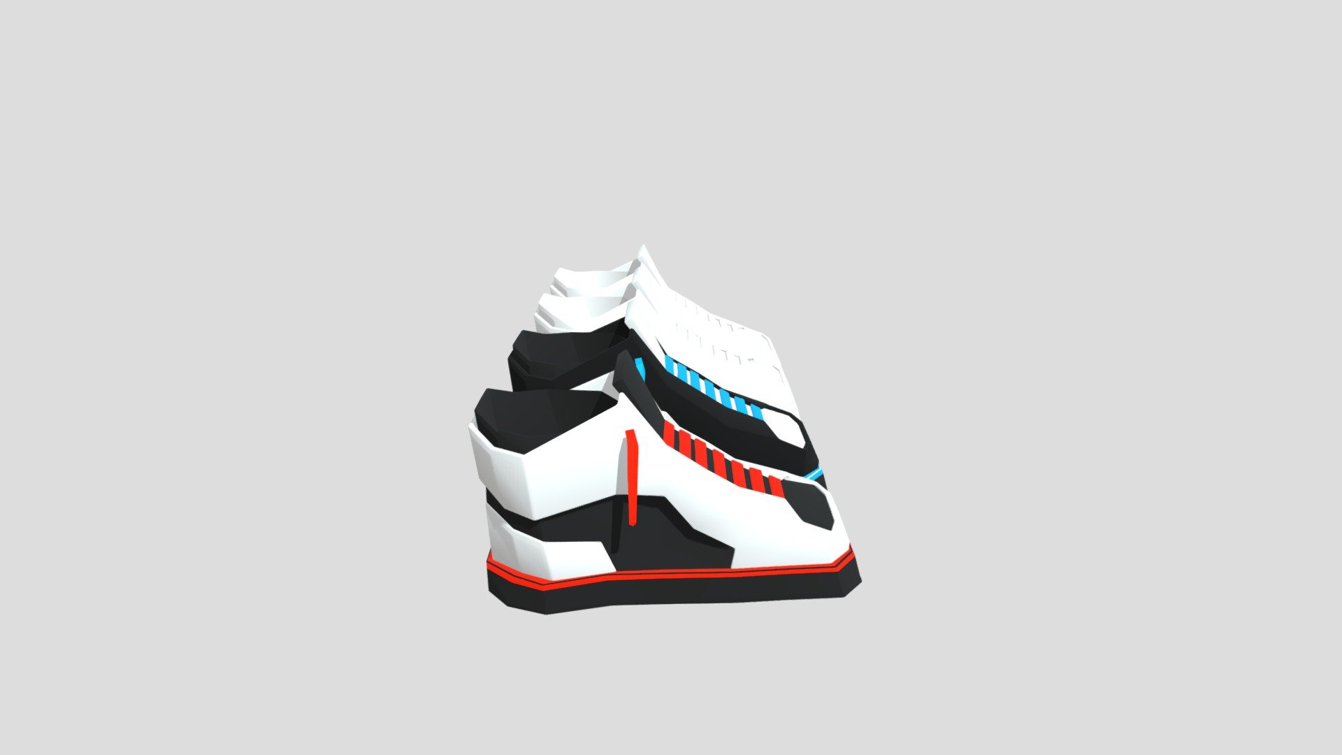 Low Poly Sneakers - 3D model by CoolCoder267 (@usingstingray) [aefeb5e ...