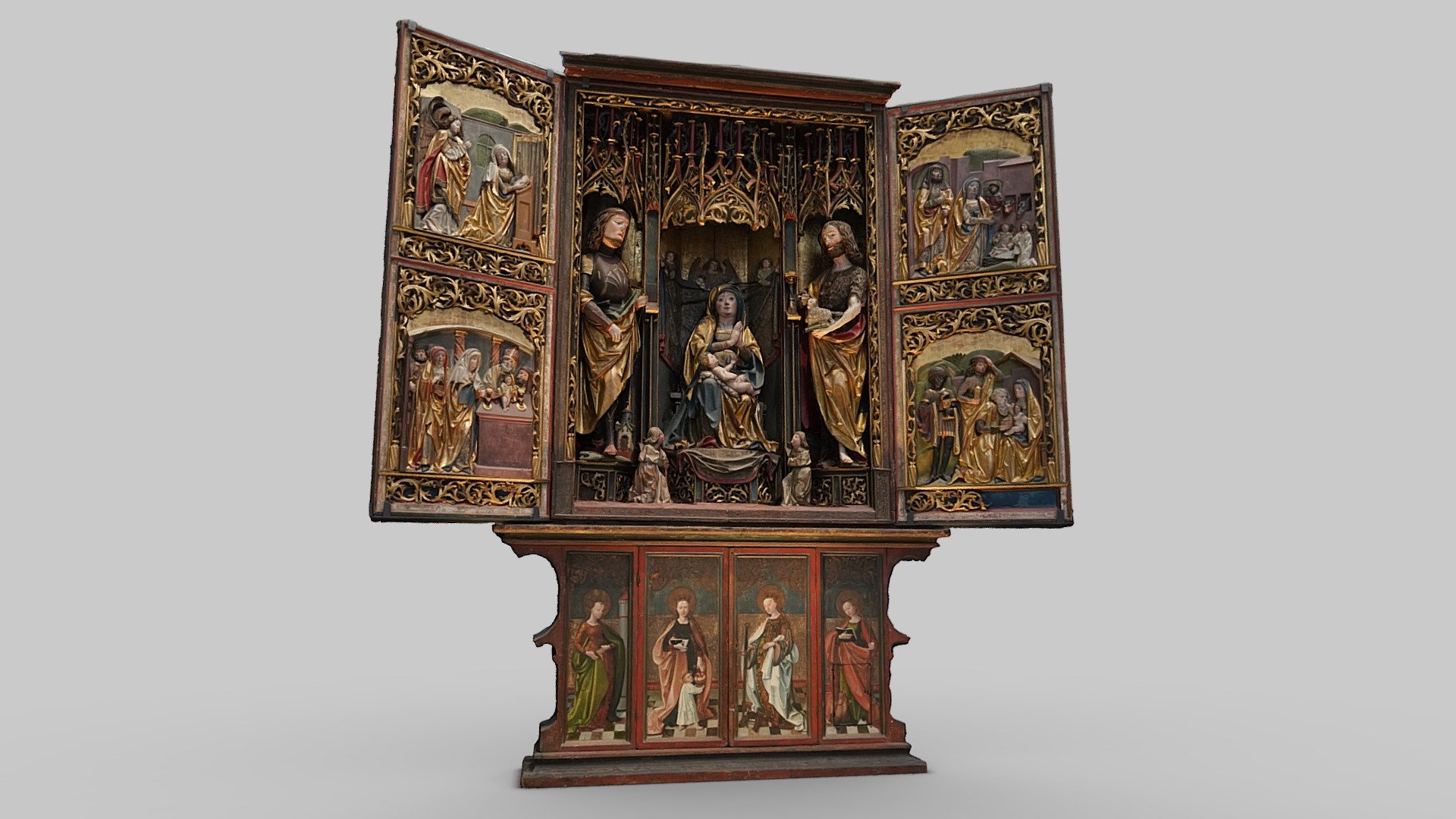 The Brixen Altarpiece - 3D model by artfletch [aefeff0] - Sketchfab