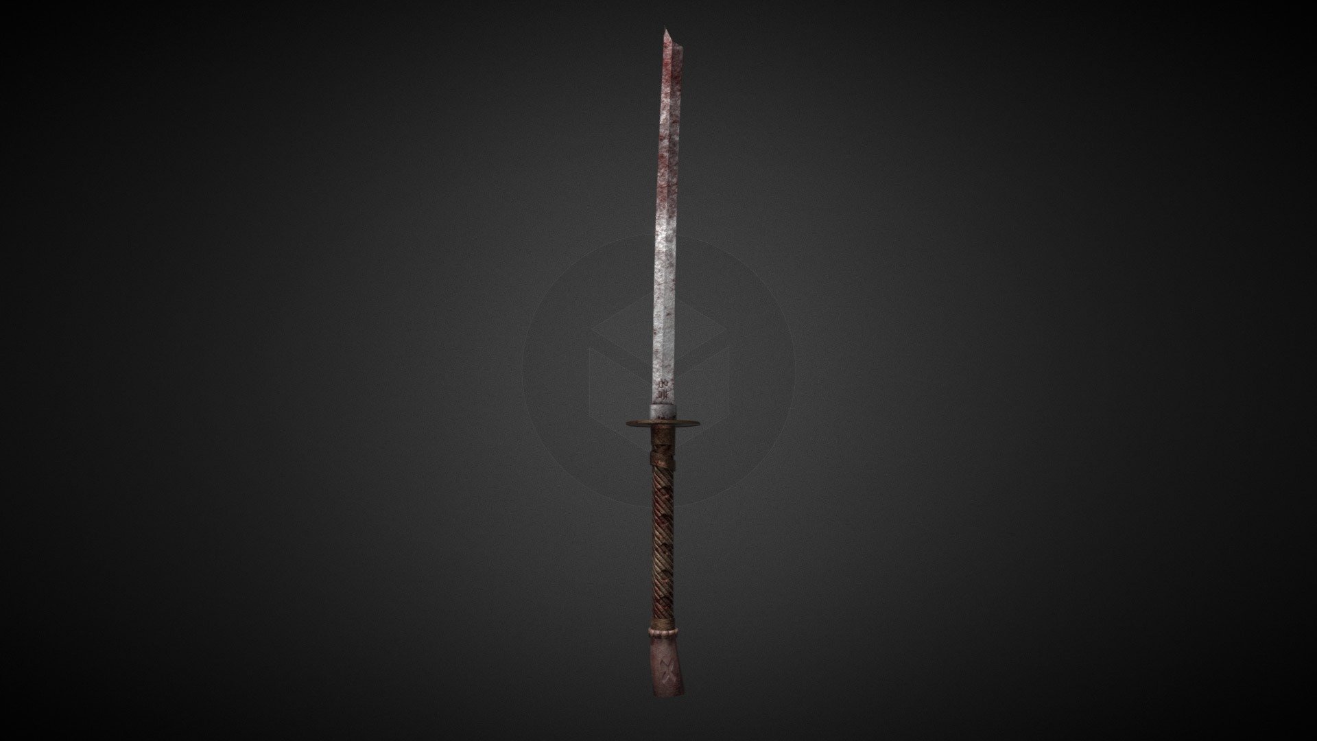 Broken Katana (Bloody) - 3D model by spendoge [aeff097] - Sketchfab