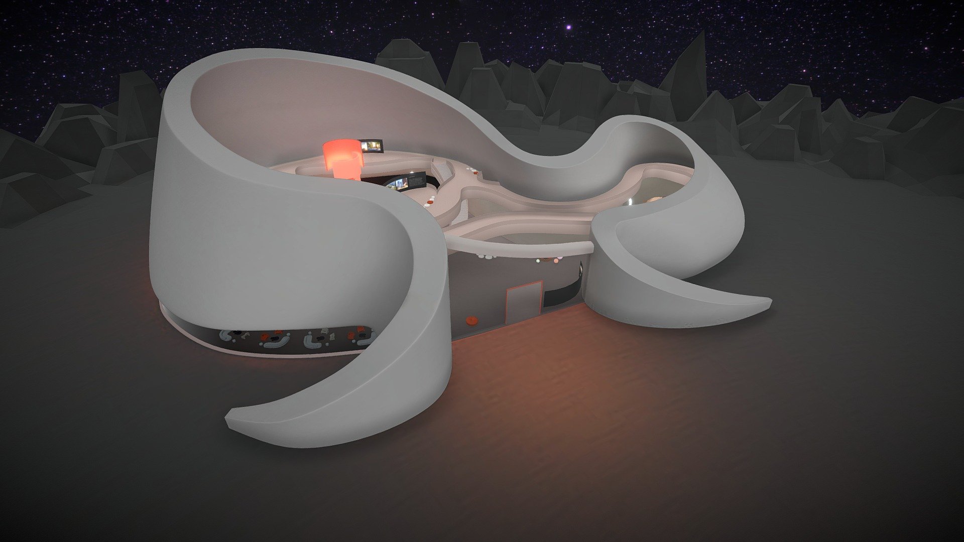 FSK press conference(Spatial.io) - 3D model by damir CGI (@damir_cgi) [aeffecc] - Sketchfab