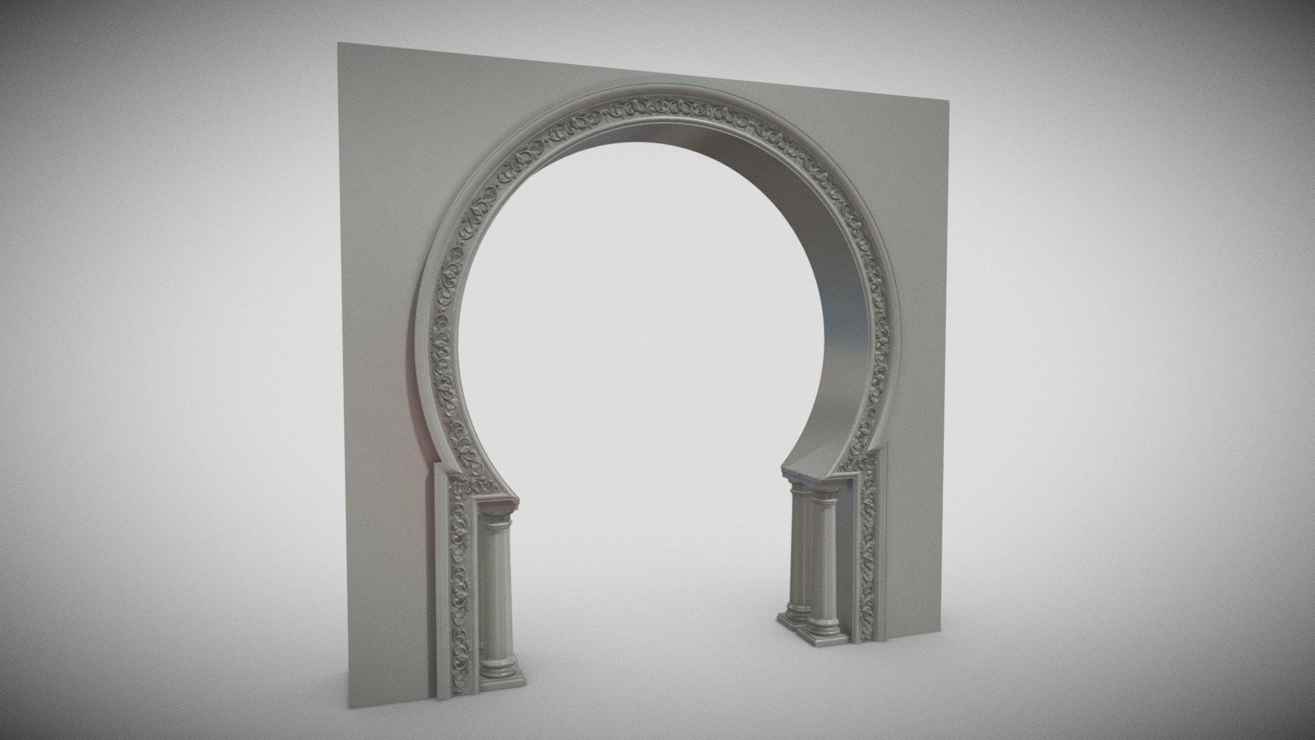 3D classic patterned door 05 - 3D model by nvere [af00f57] - Sketchfab