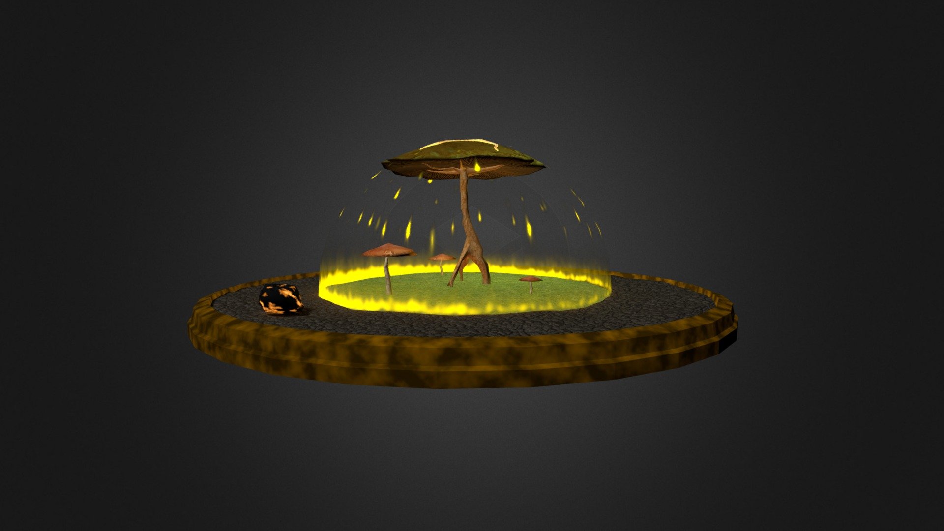 Nature's Shield - 3D model by BitMatrix [af01a15] - Sketchfab