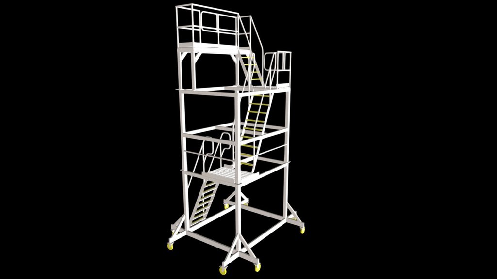 789-797 Rear Access Mobile Platform - 3D model by BES_Drafting [af0316e ...