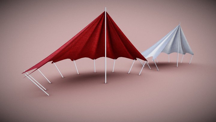 Tent 3D models - Sketchfab