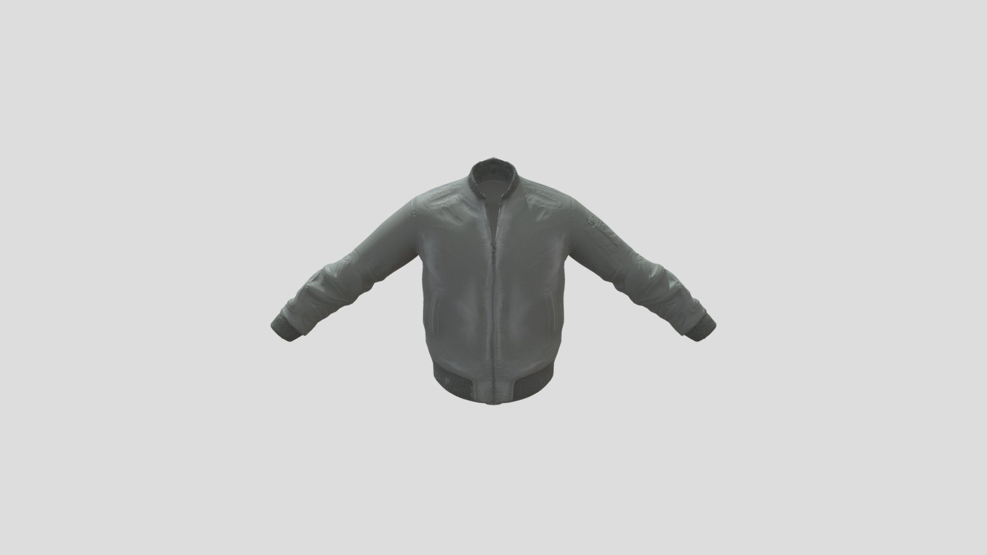Grey Jacket - 3D model by cassidymarshall [af04177] - Sketchfab