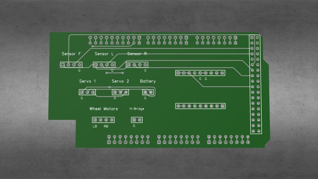 Robot PCB - 3D model by JuanMikeR (@JuanMike) [af057e5] - Sketchfab