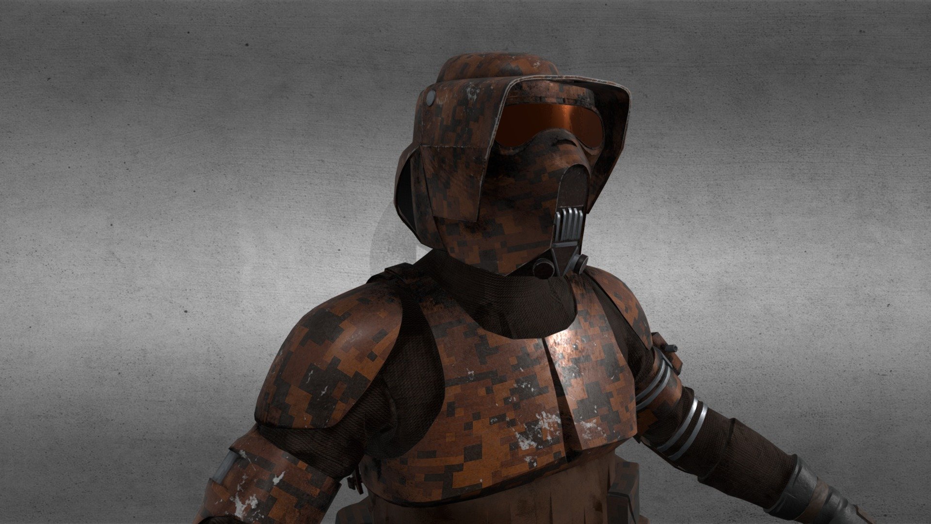 Geonosis Clone Scout Trooper - Download Free 3D model by Abel (@abel76 ...