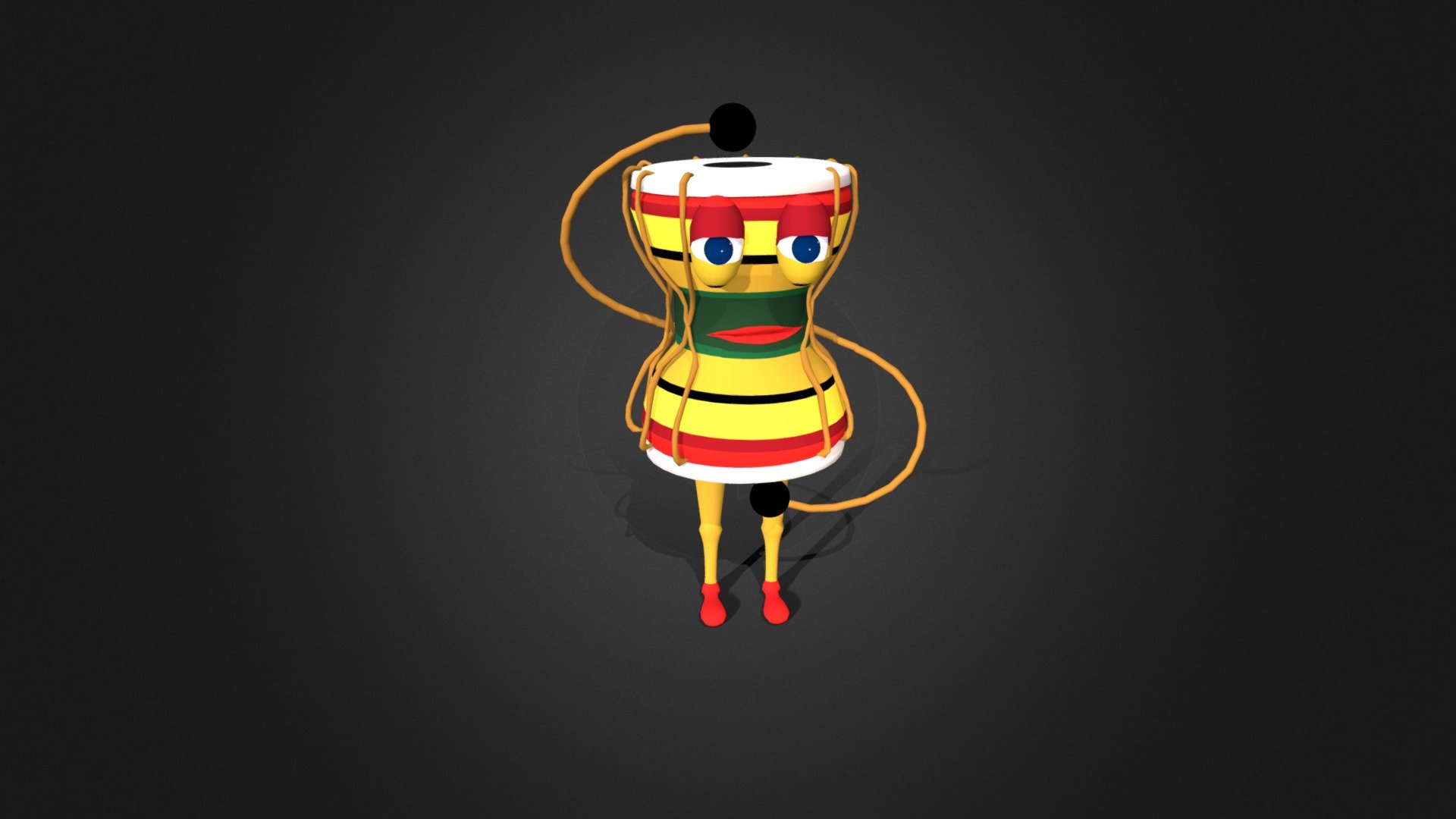 Animated Dugdugi Designed for APP News - 3D model by GameCraftPro ...