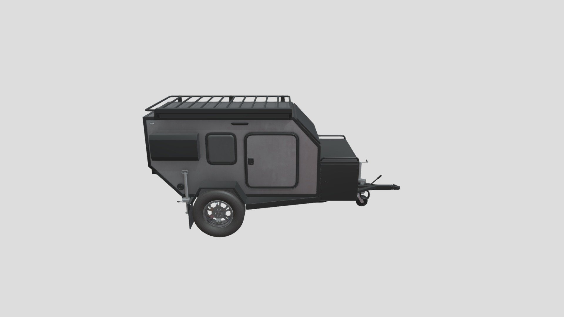 3D Gray Trailer Design - 3D model by rustamnasir [af07dfb] - Sketchfab