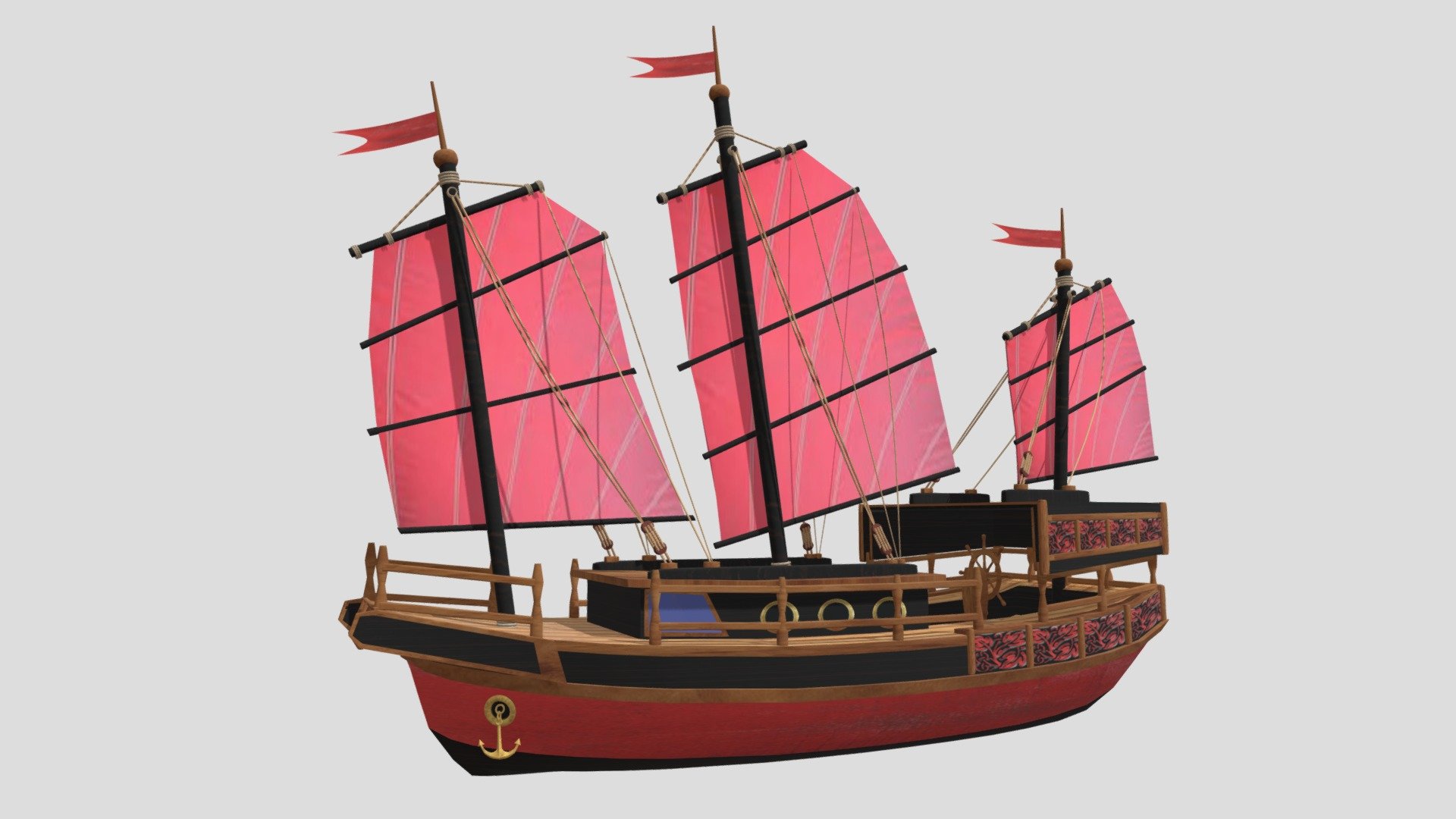 Ship D - Download Free 3D model by gogiart (@agt14032013) [af086f2] - Sketchfab