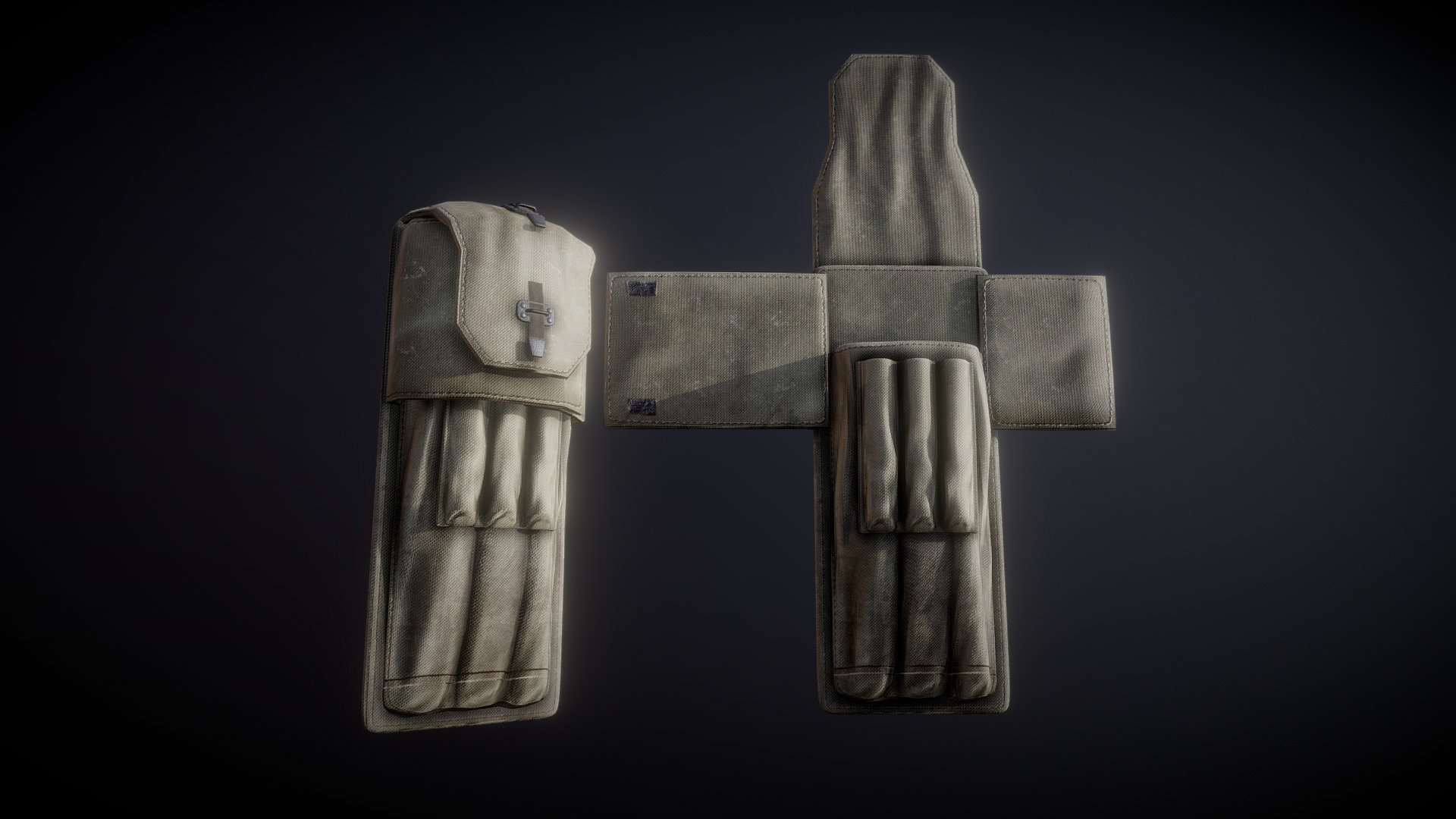 Soviet RPG Assistant Backpack (Cold War Era) - Download Free 3D model ...