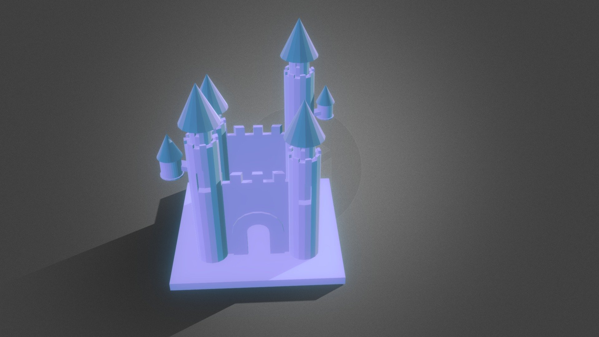 Castle Aurora - 3D model by Possum:)) (@Possum_) [af0aaea] - Sketchfab