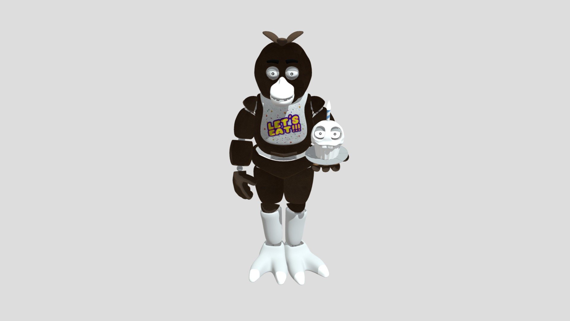 Movie_ Chica - Download Free 3D model by dlidf [af0b88d] - Sketchfab
