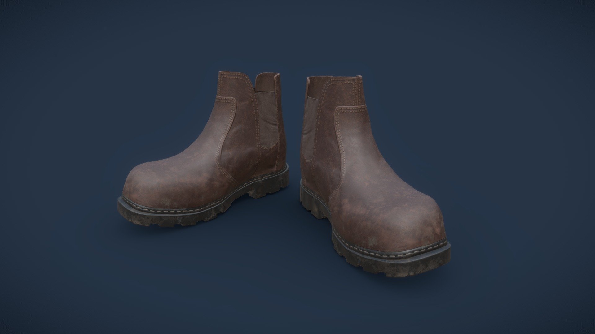 Old boots - Download Free 3D model by KIFIR [af0cebf] - Sketchfab