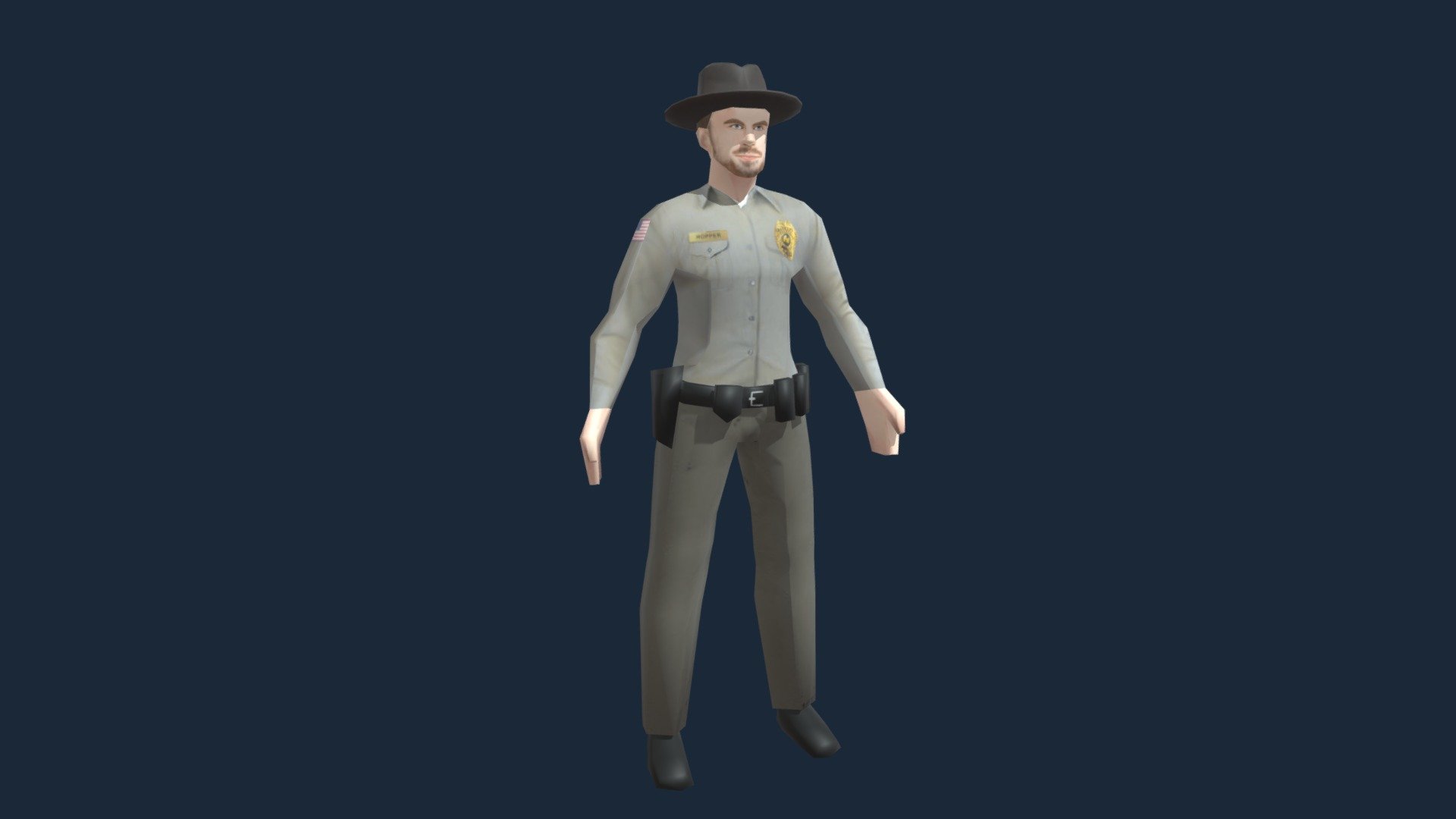Chief Jim Hopper - Download Free 3D model by Sea Land Air (@sealandair ...