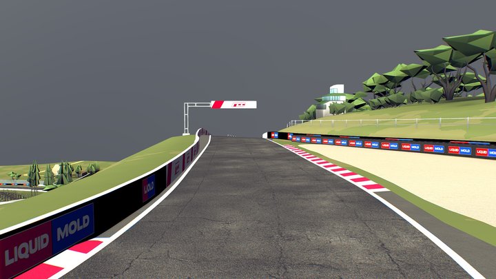 Racetrack Cartoon