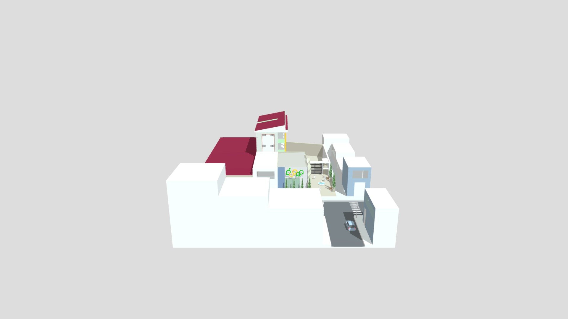 Colegio Agora - 3D model by evinghinojosa [af0e7ac] - Sketchfab