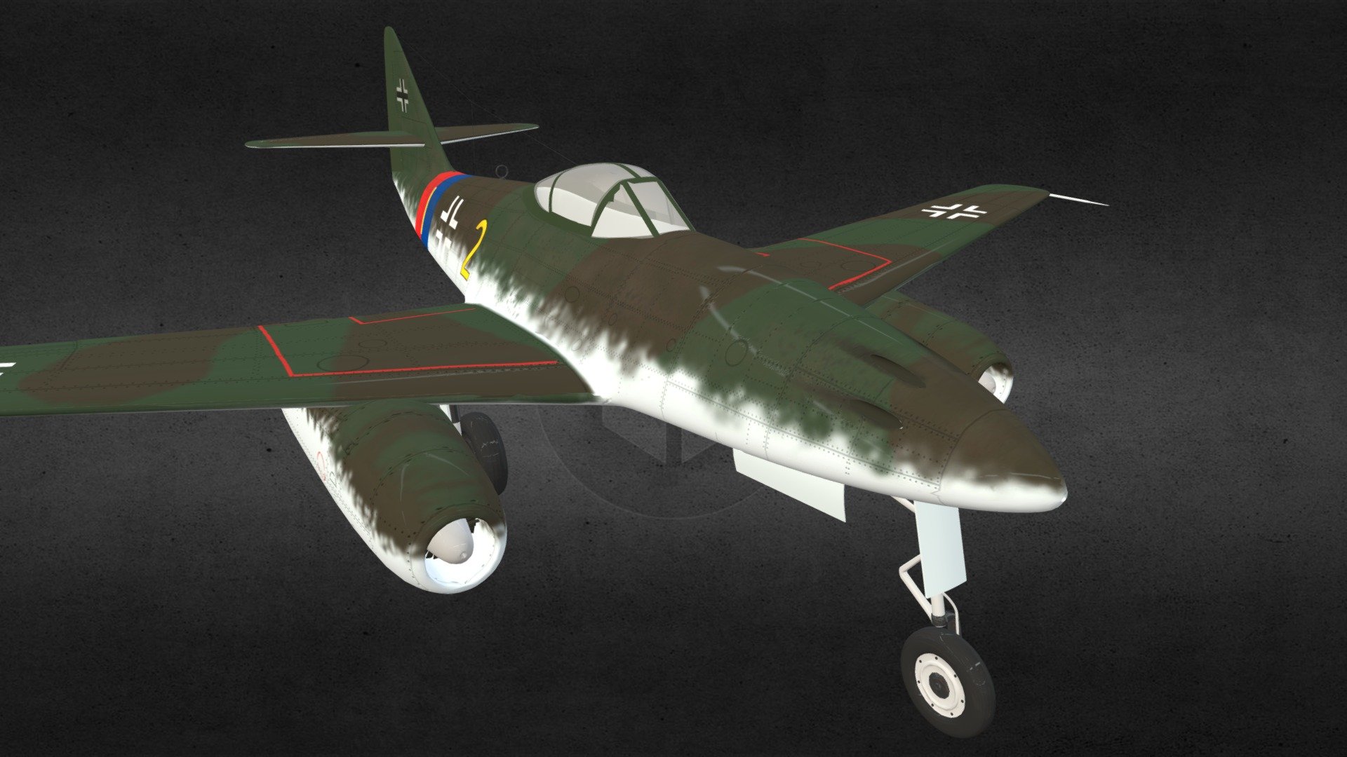 Messerschmitt Me-262 Schwalbe - 3D model by Dominic Browne (@domb3026 ...