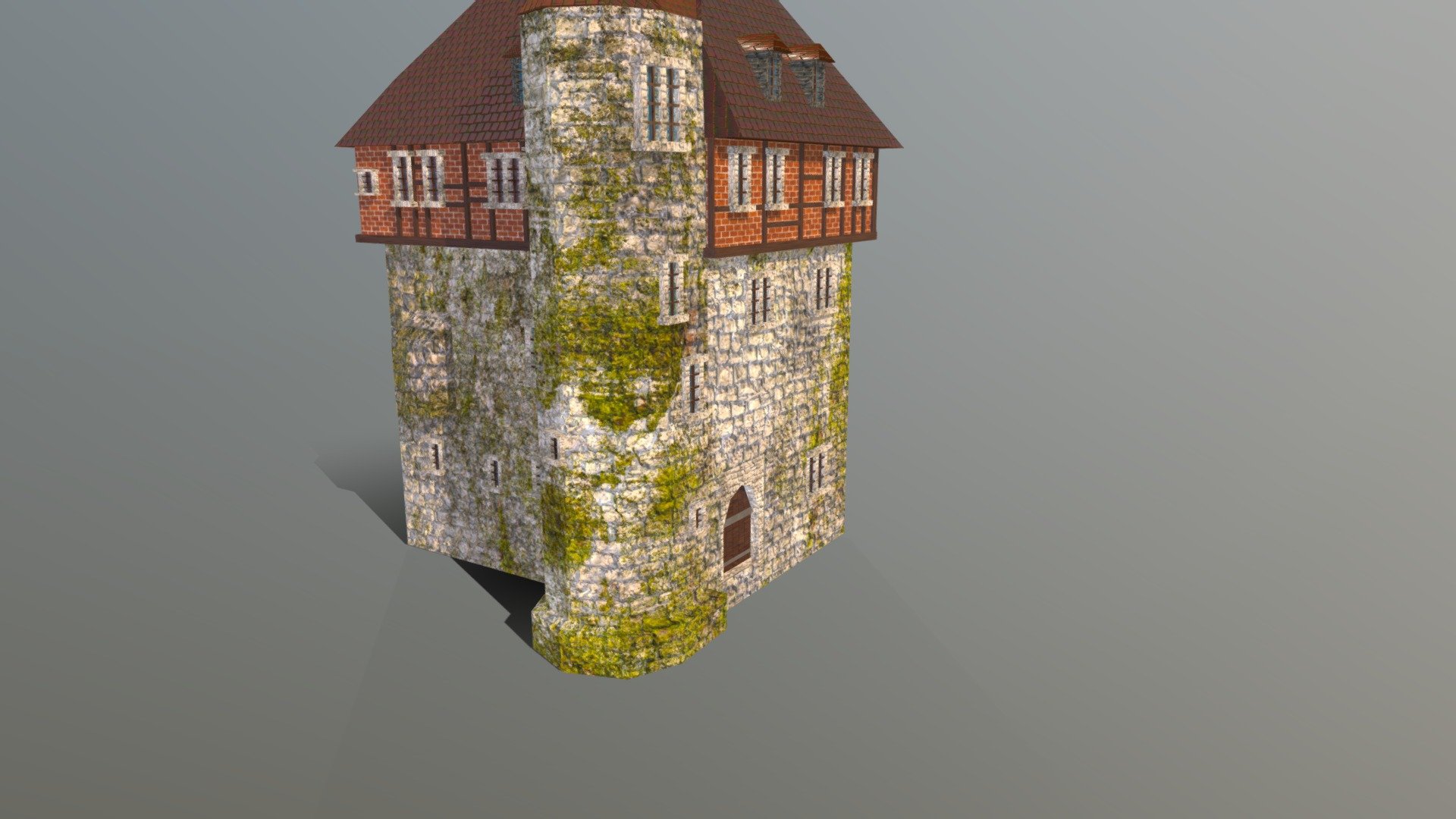 Crupet Castle - 3D model by Anthony Mathieu (@kira98demeraude) [af0ef92 ...