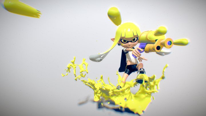 Splatoon2 3D models - Sketchfab