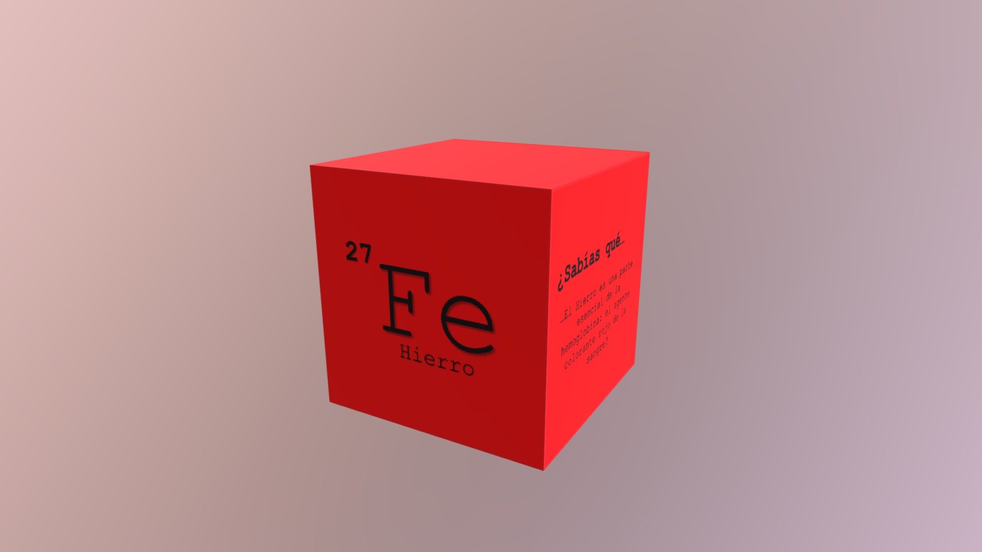 27 Fe - 3D model by gcristian (@cgaber) [af14f3e] - Sketchfab