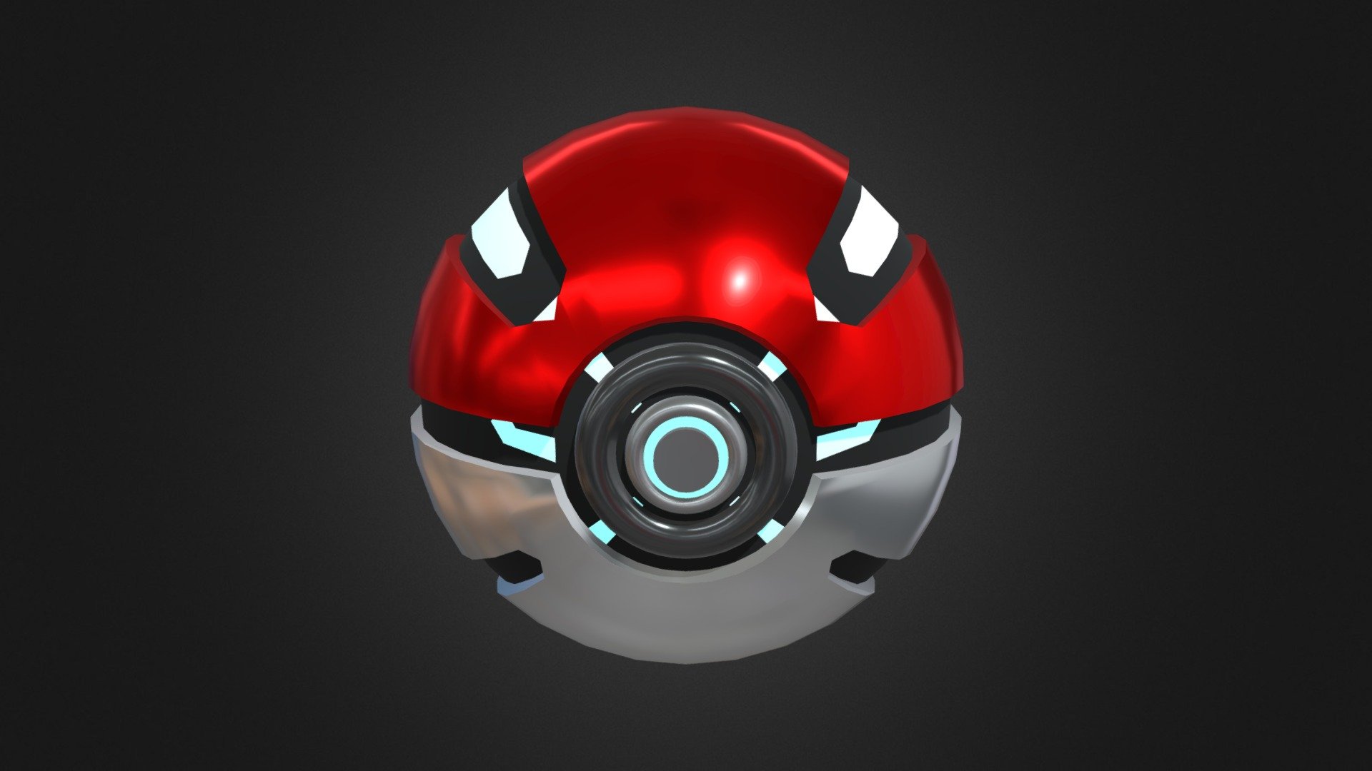 pokeball free model - Download Free 3D model by Ritwik Verma (@ritwik ...