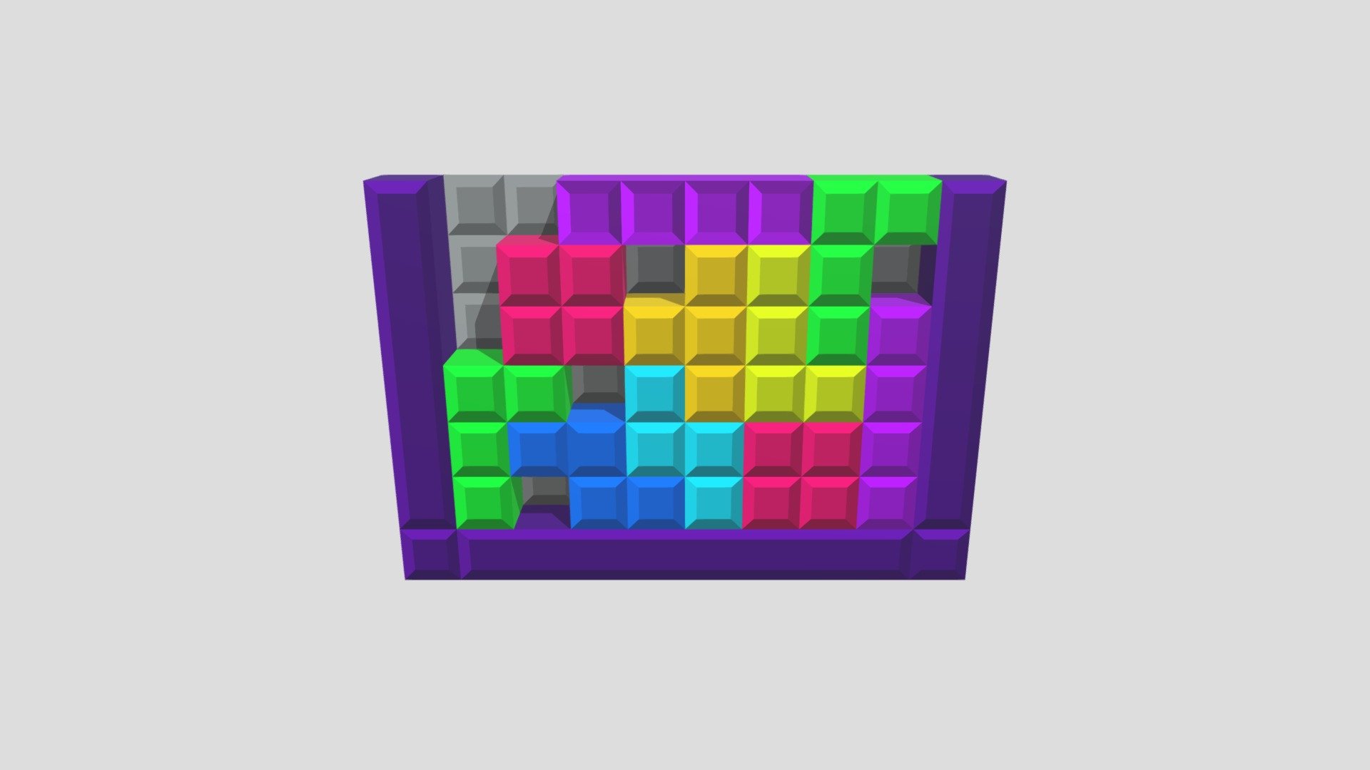 Tetris :) - 3D model by JonasMiller [af15884] - Sketchfab