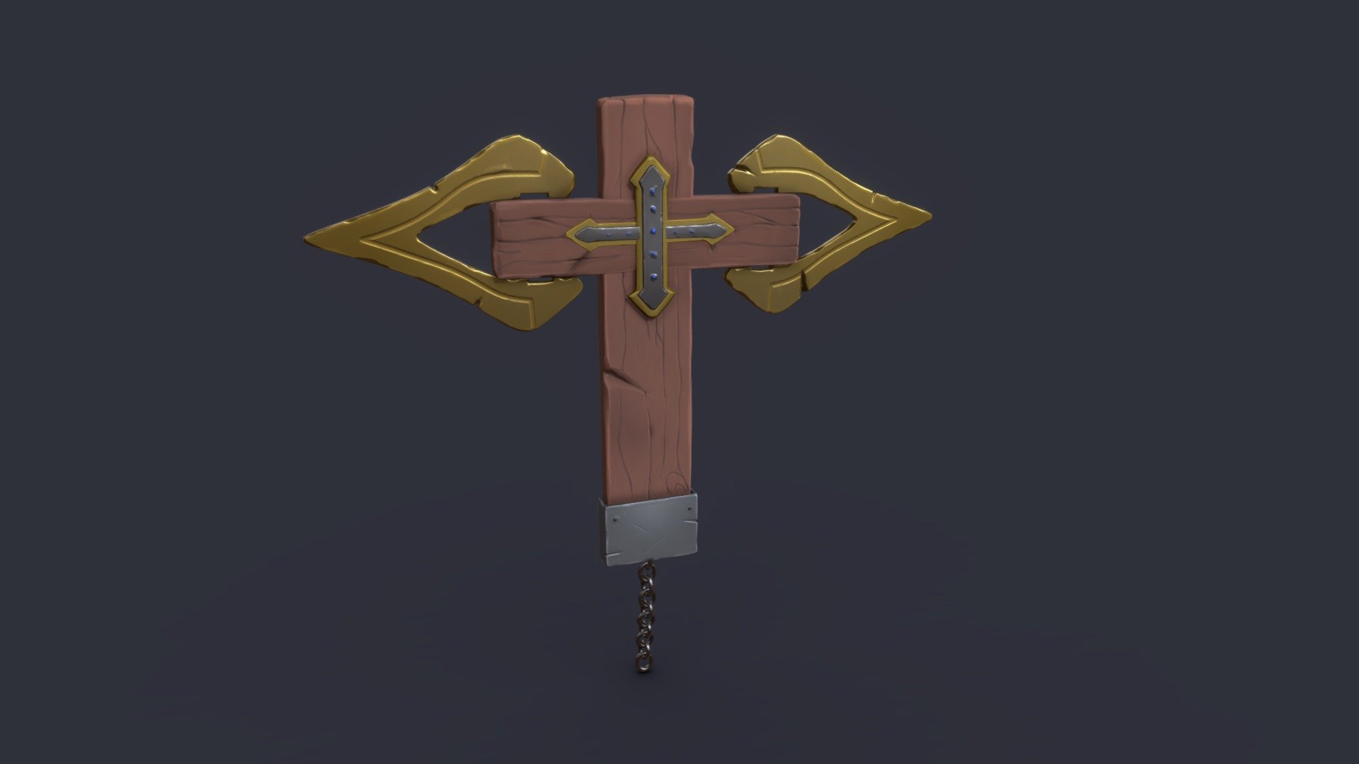 Priests's weapon - 3D model by Jules (@JulesW20) [af1594f] - Sketchfab