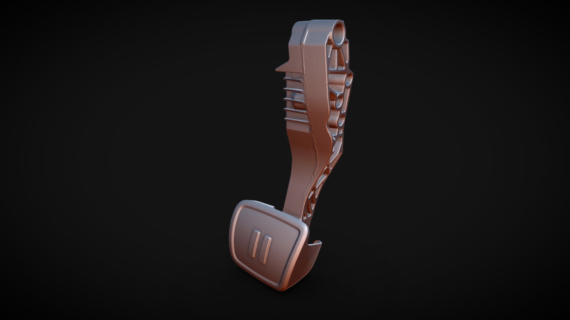 VW ID3 Brake pedal | UE11 - Buy Royalty Free 3D model by MAD CAD LTD ...