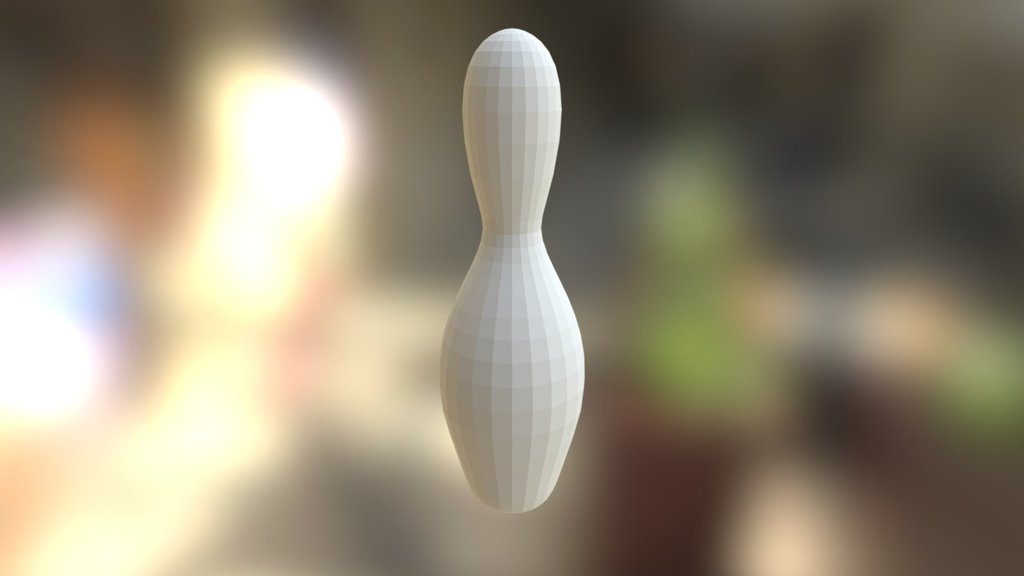 Bowling Pin - 3D model by ToneKnee [af16420] - Sketchfab