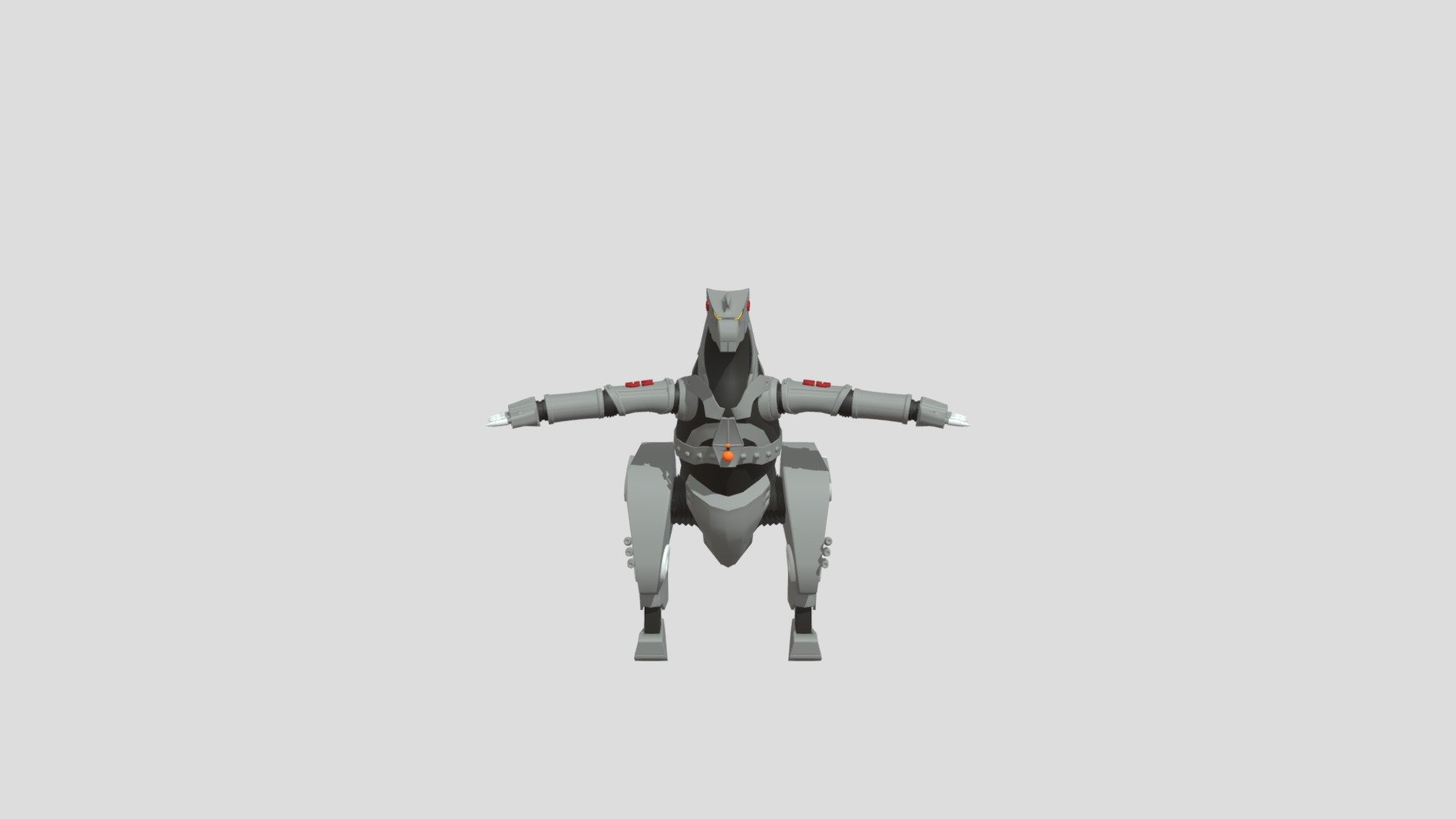 Mechagodzilla - Download Free 3D model by Allthingssaurus ...