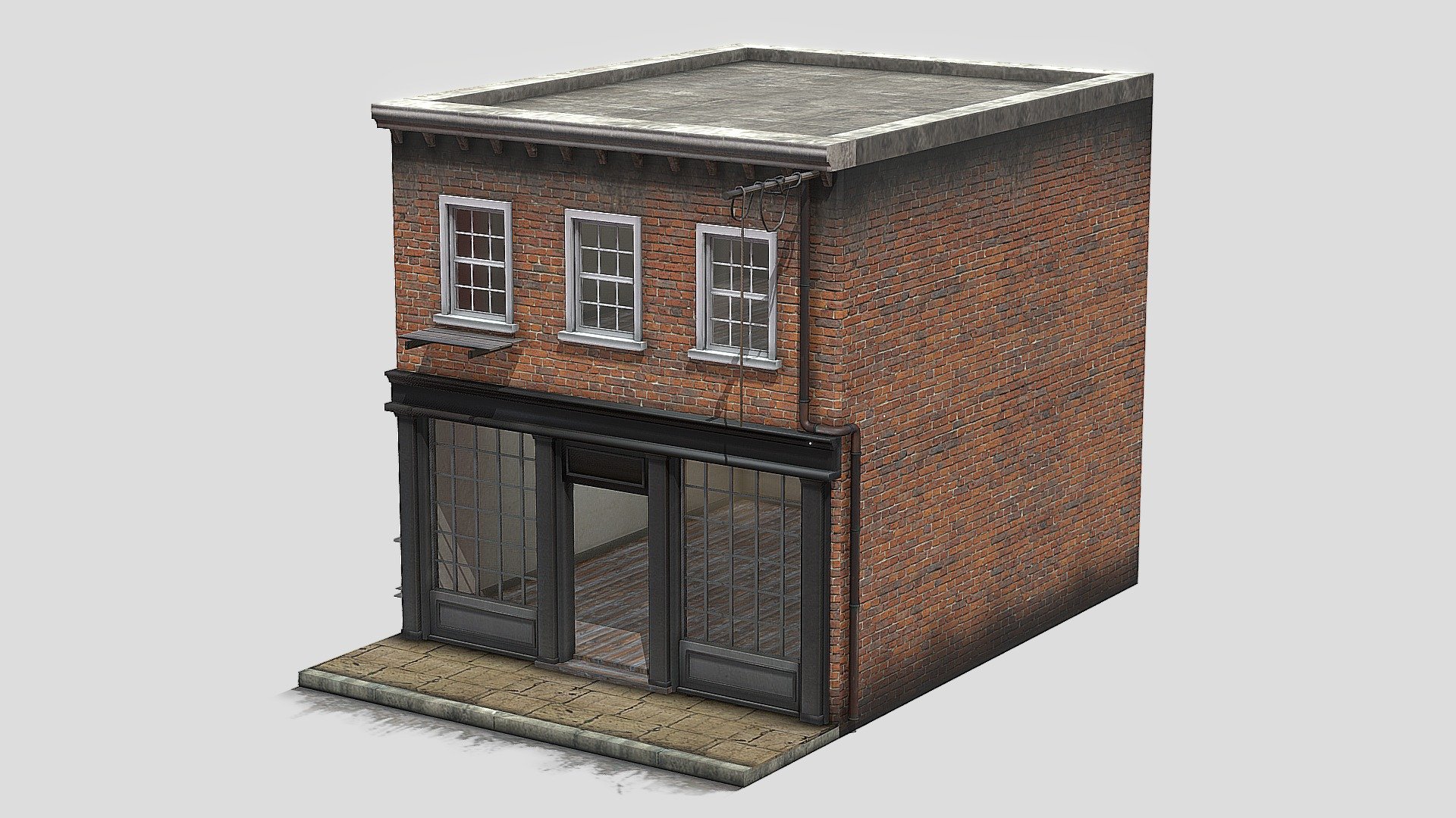Old House 3D Model - 3D model by ₦₥₵ ฿₵ (@nmcbc) [af19952] - Sketchfab