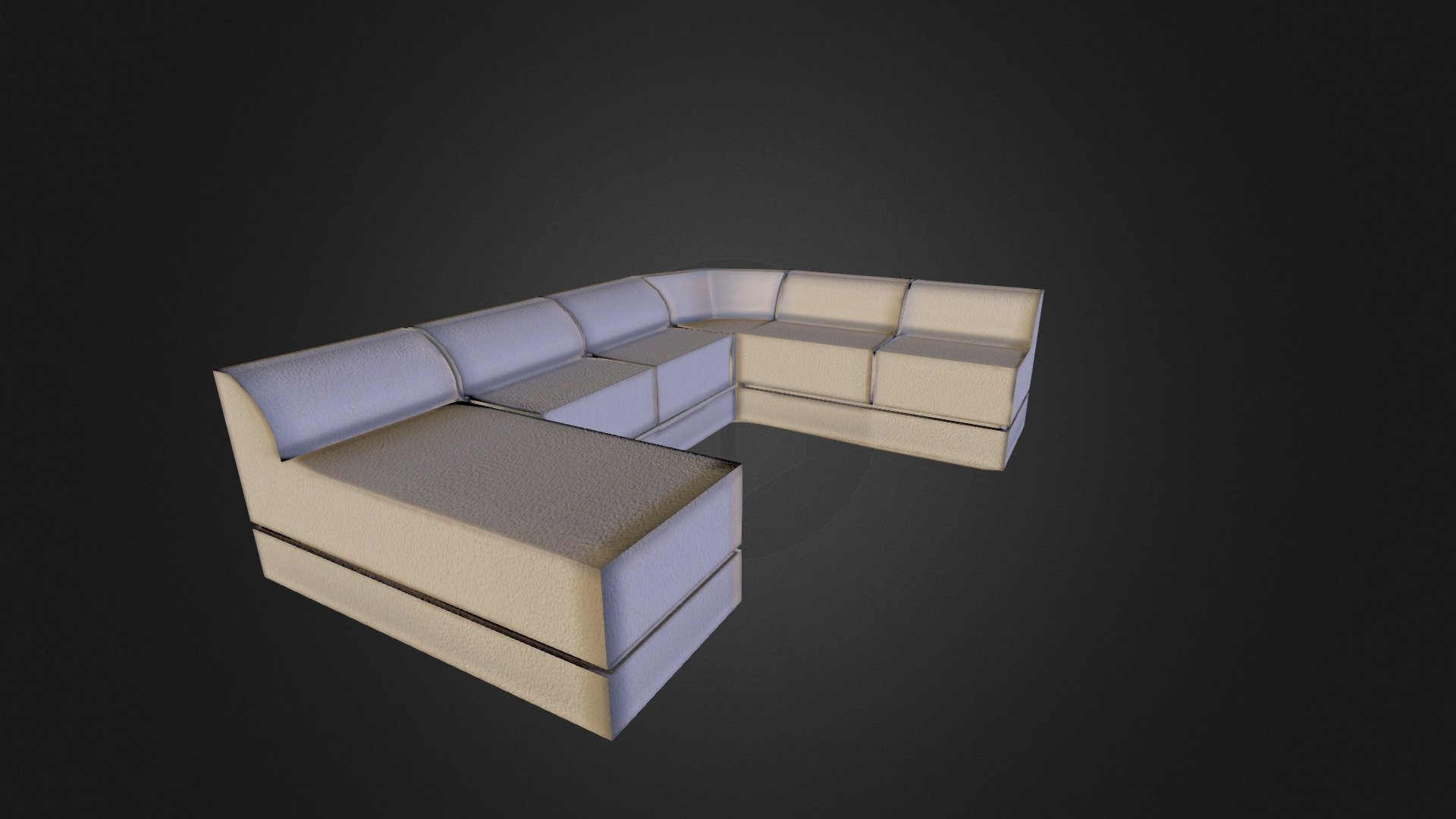 Couch - 3D model by shift [af1a08d] - Sketchfab